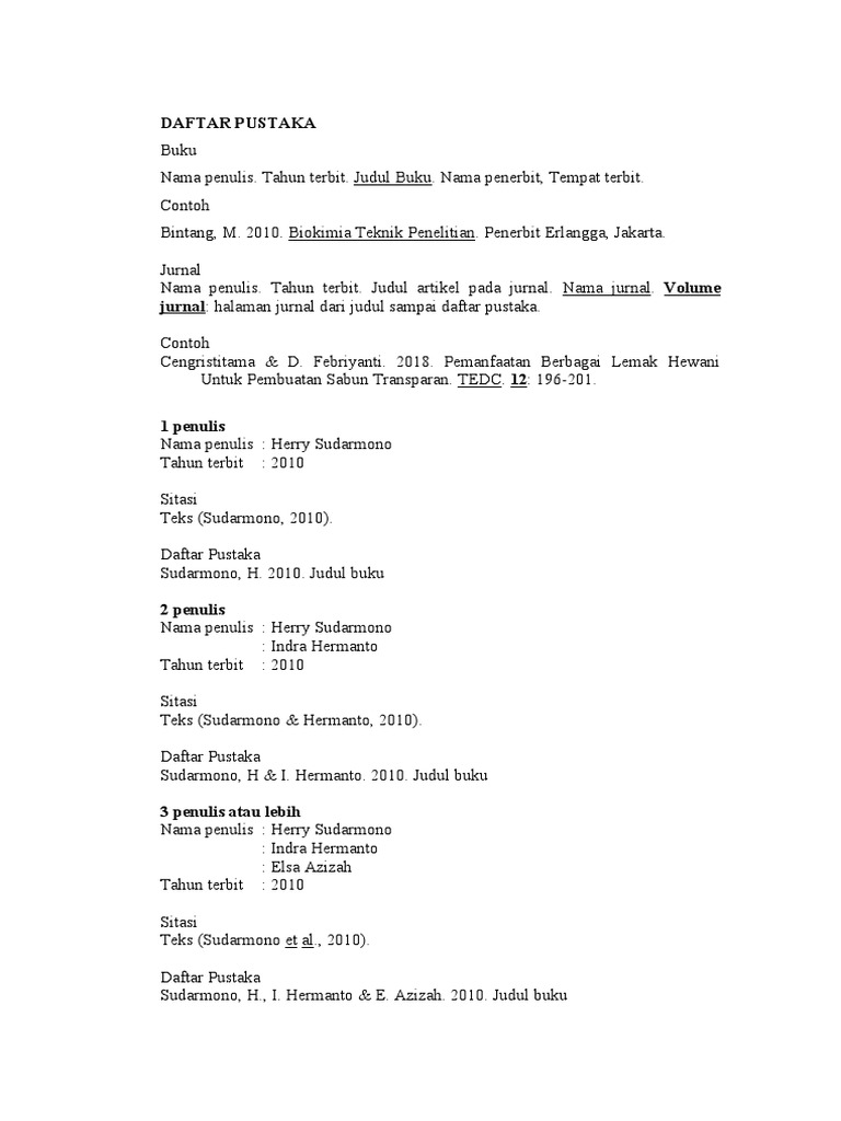 Contoh Dapus Versi Tulis Tangan | PDF | Ilmu Sosial | Seni & Disiplin Bahasa