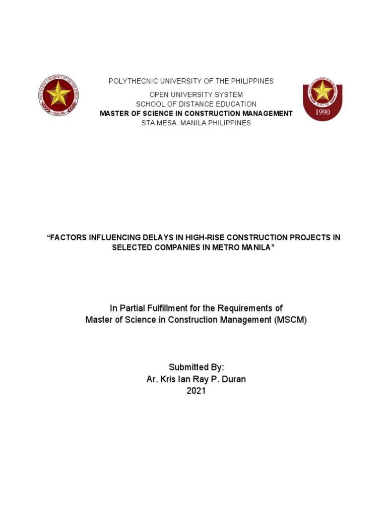 THESIS Chapters 1-3 | PDF | Survey Methodology | Methodology
