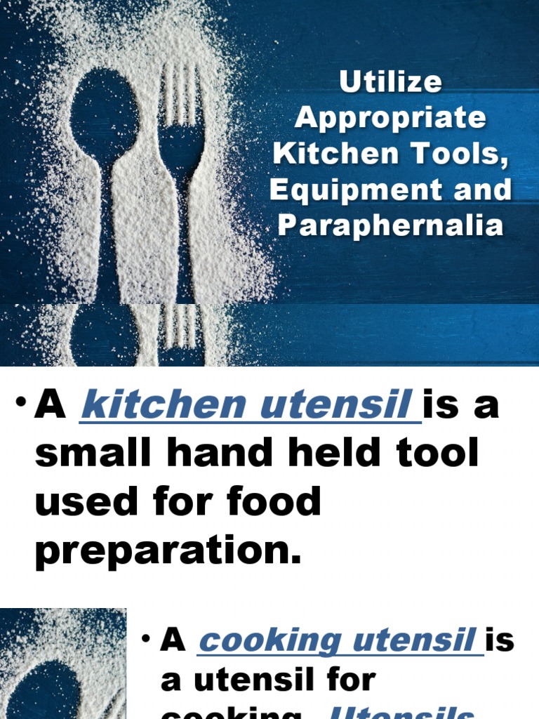 Tools An Equipment in Cookery 8 | PDF | Kitchen Utensil | Cakes