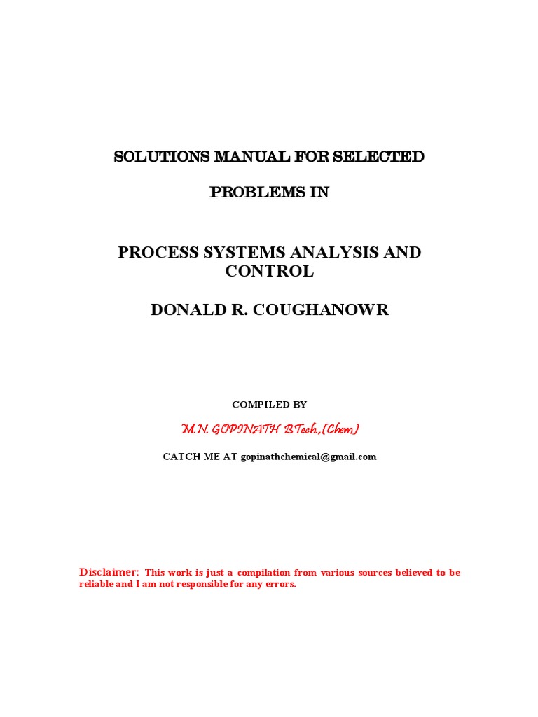 Solutions Manual For Selected Solutions | PDF
