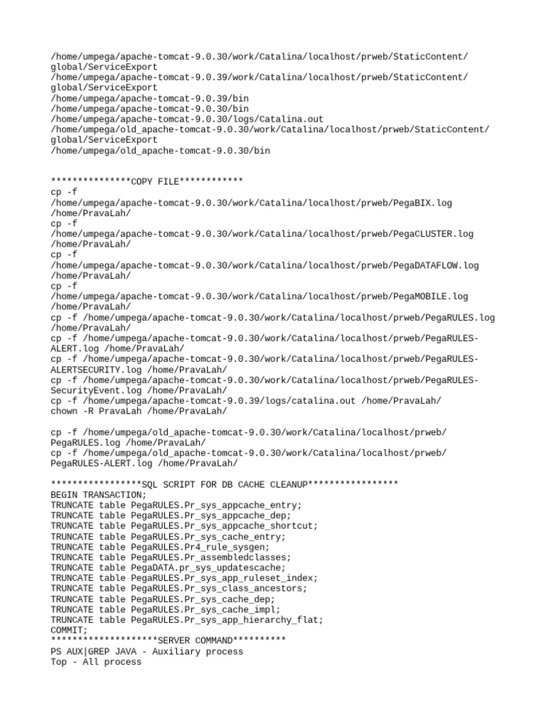 Server Restart | PDF