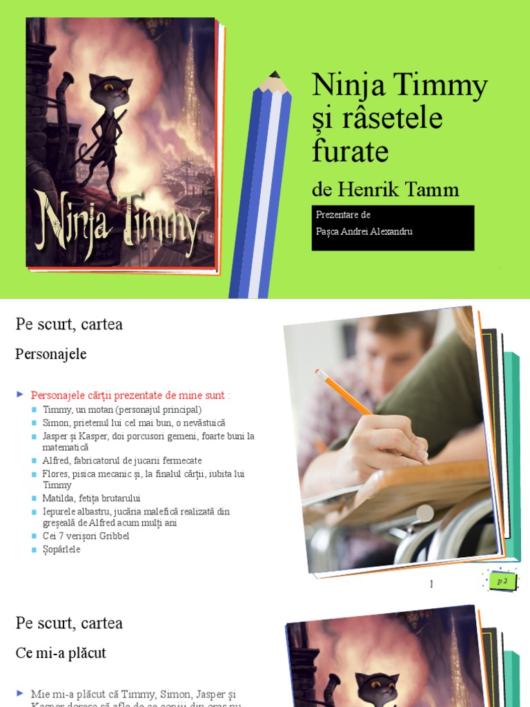 Ninja Timmy Și Râsetele Furate | PDF