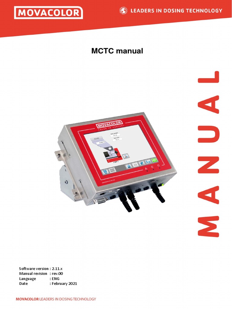 MCTC Manual General v2 11 X Eng Rev00 | PDF