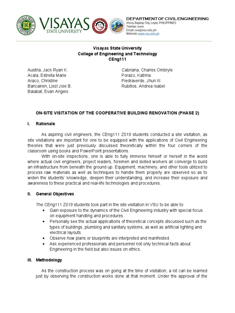 Narrative Report | PDF | Engineering