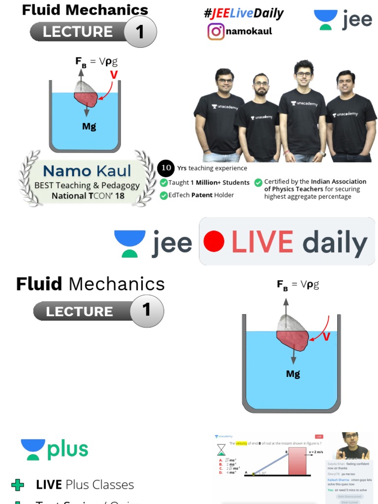 P1 Fluidmechanics1 Pdf Pressure Continuum Mechanics