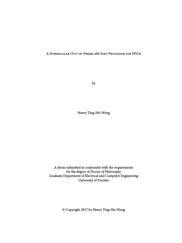 Henry Thesis PHD | PDF | Cpu Cache | Parallel Computing