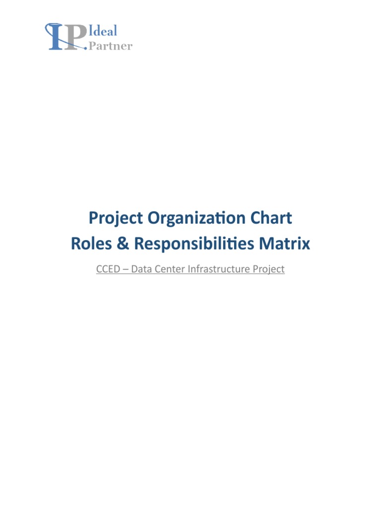 PROJECT ORGANIZATION CHART | PDF | Leadership | Business