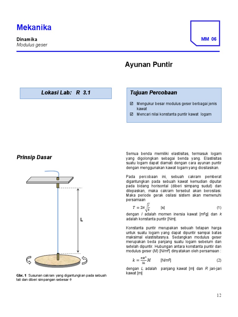 MM06 Ayunan Puntir 2 | PDF