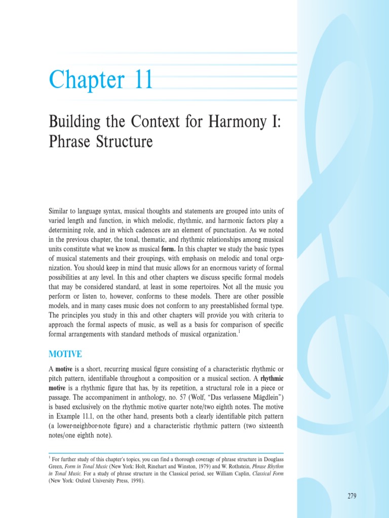 Chapter 11 L | PDF | Musicology | Music Theory
