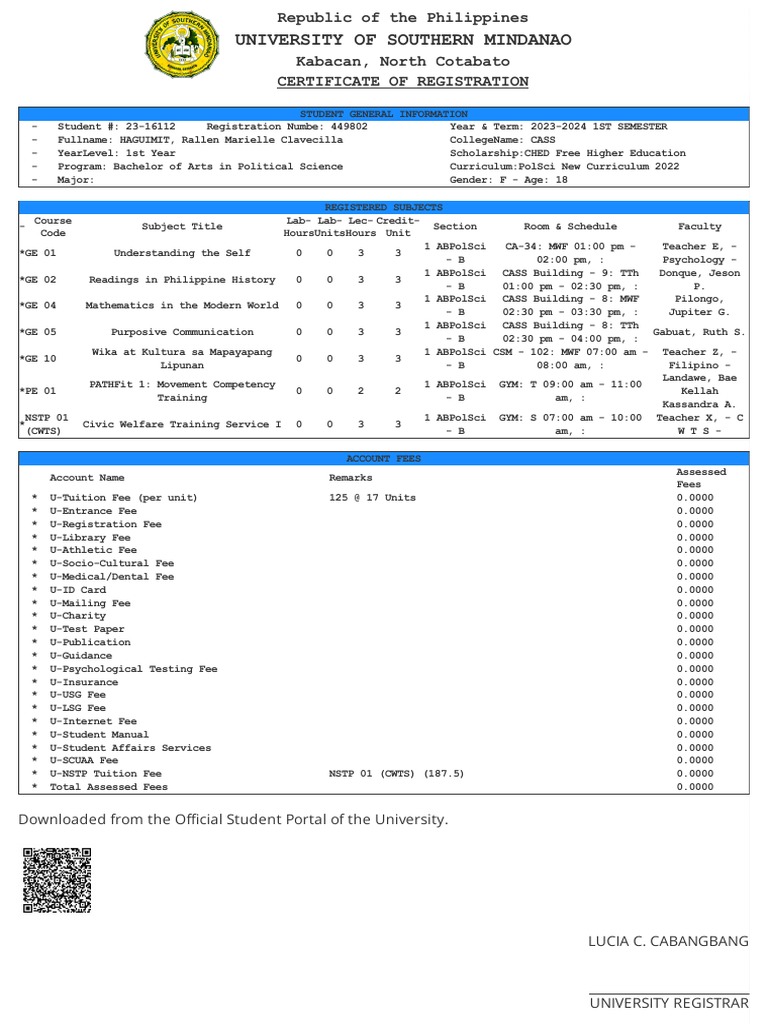 Certificate of Registration | PDF