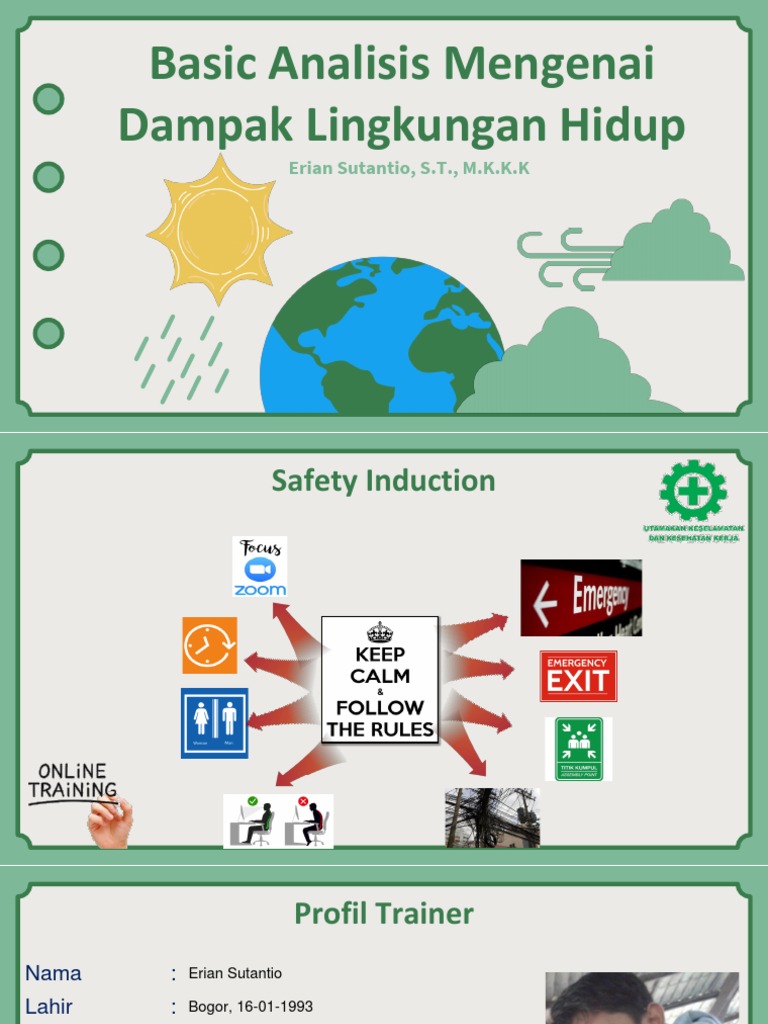 Materi Basic Amdal 16 Mei 2023 - Erian Sutantio | PDF