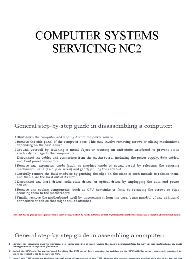 Computer Systems Servicing NC2 | PDF | Electrical Connector | Manufactured Goods