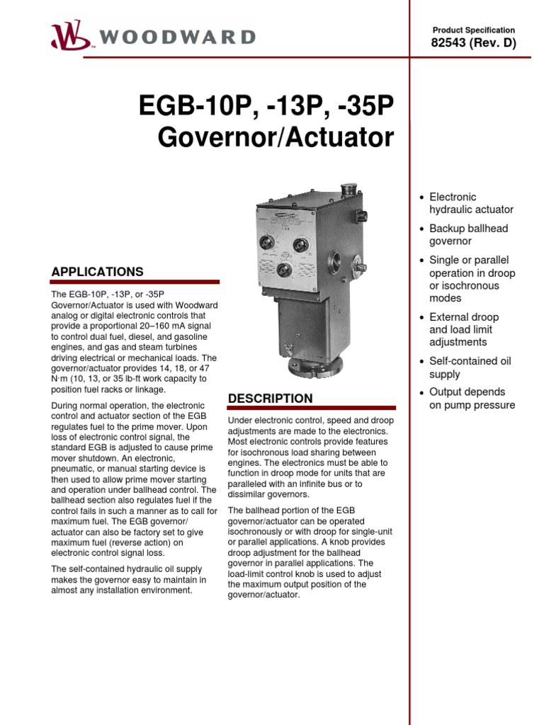 Egb10p 13p 35p | PDF | Actuator | Engines