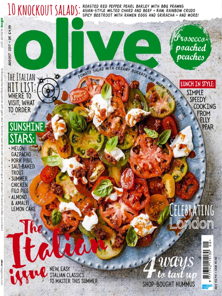 Olive August 2017 | PDF | Soy Sauce | Eggplant