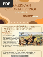Post Colonial Period of The Philippines | PDF | Philippines | Colonialism