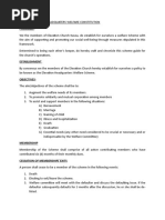 NAISULA WELFARE CONSTITUTION-updated | PDF | Dividend | Welfare