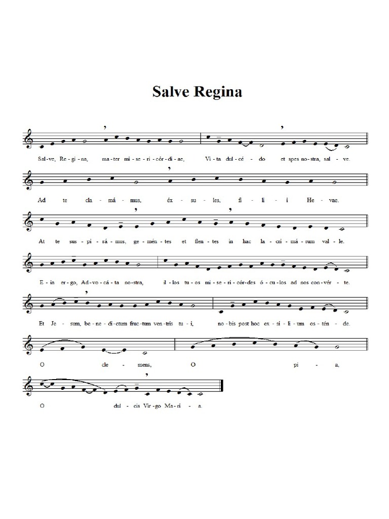 Salve Regina | PDF