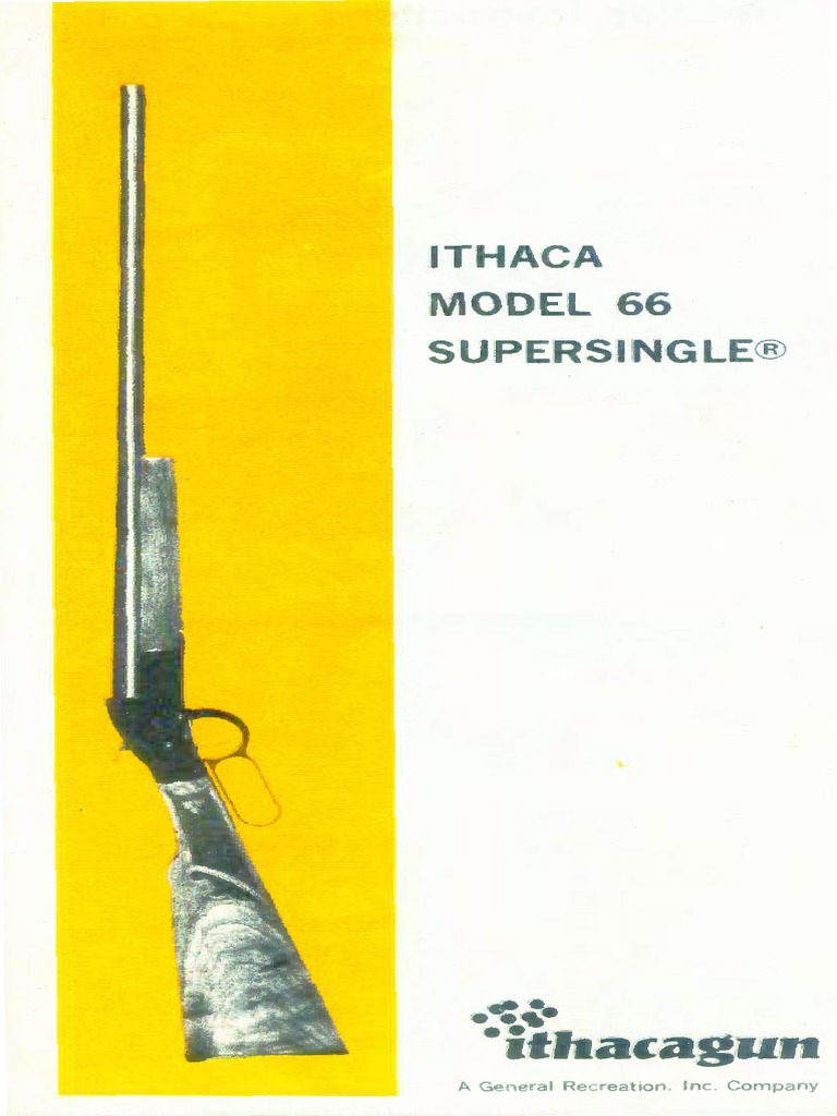 Ithaca 66 Supersingle | PDF