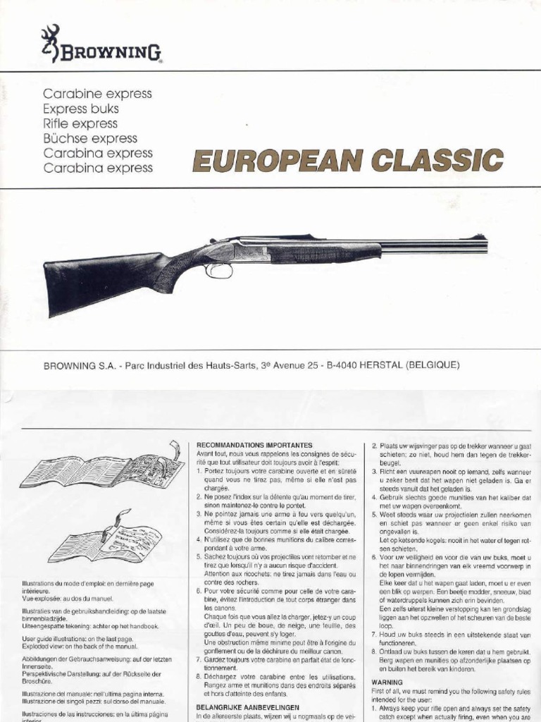 Browning European Classic | PDF