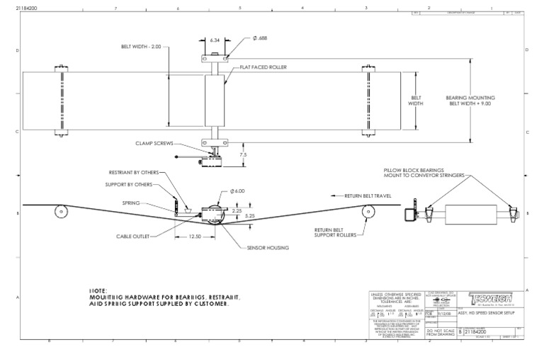 Ss11 Heavy Duty Speed Sensor Drawing 21184200 Download Free Pdf