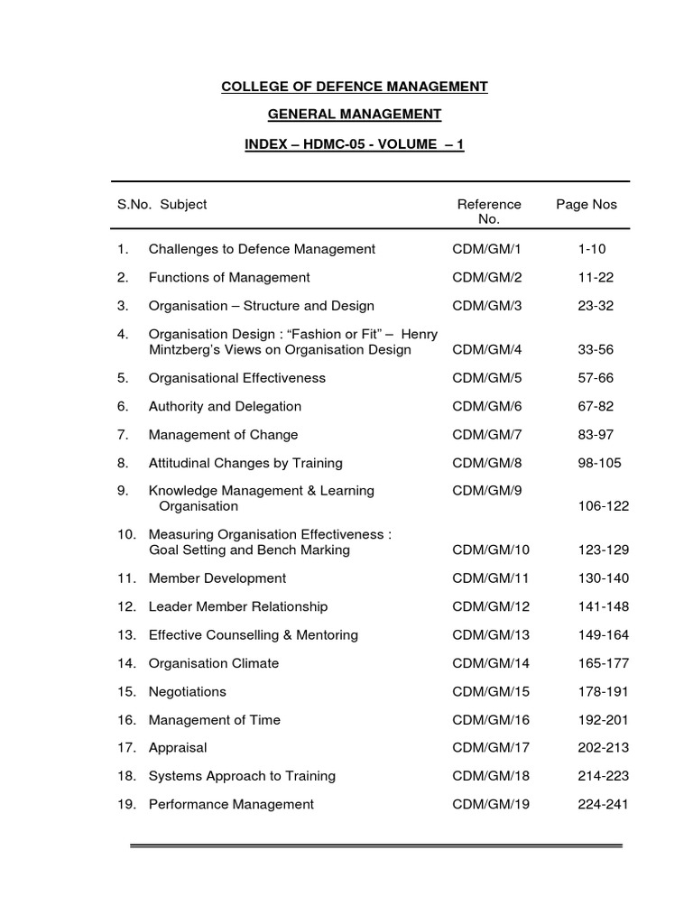 GM Vol 1 | PDF | Leadership | Forecasting