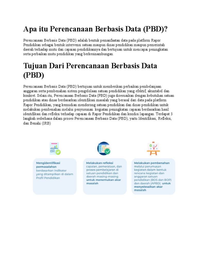 Apa Itu Perencanaan Berbasis Data | PDF | Bisnis
