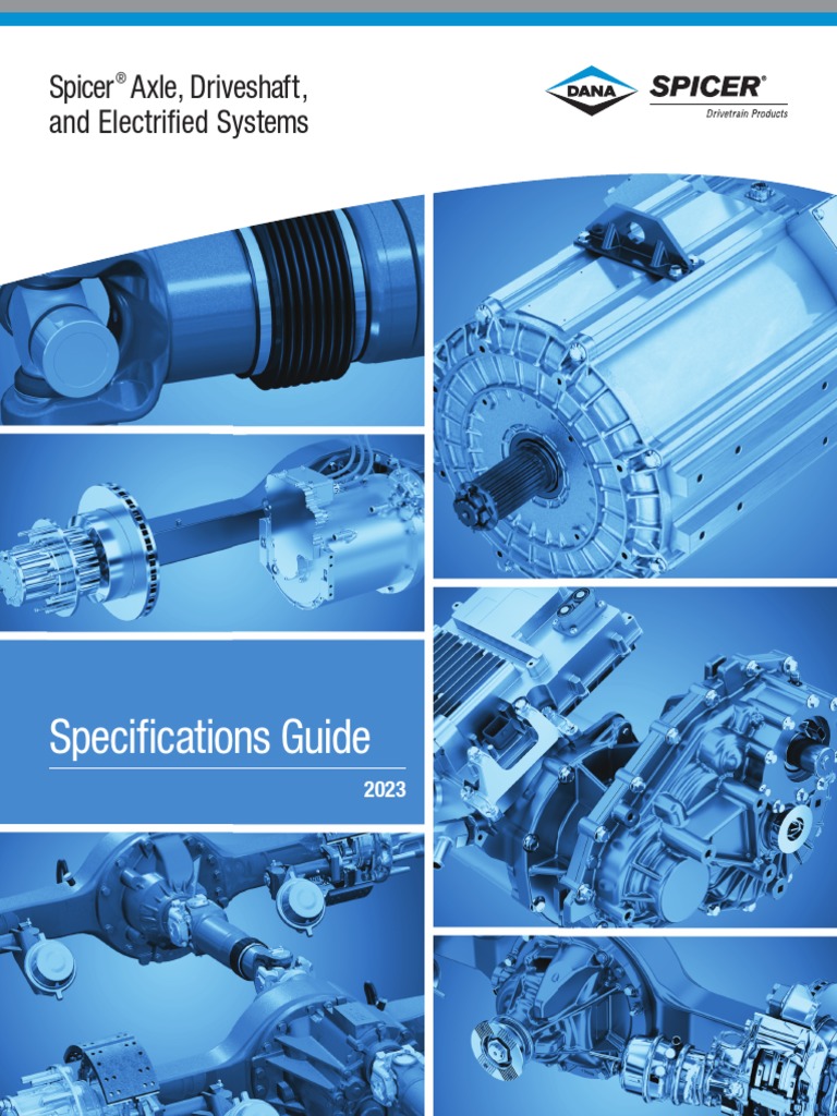 Commercial Vehicle Spec Guide (1) | PDF | Axle | Motor Vehicle
