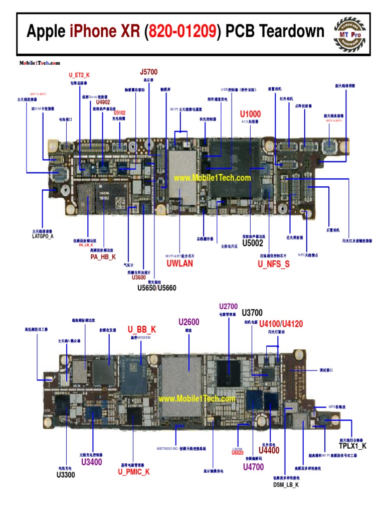 Iphone XR (820-01209) PCB Teardown | PDF