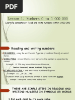 MATH Grade 4 Quarter 1 Module 1 FINAL | PDF | Learning | Numbers
