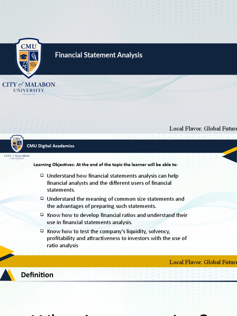 Module 2 Financial Statement Analysis | PDF | Dividend | Price–Earnings Ratio