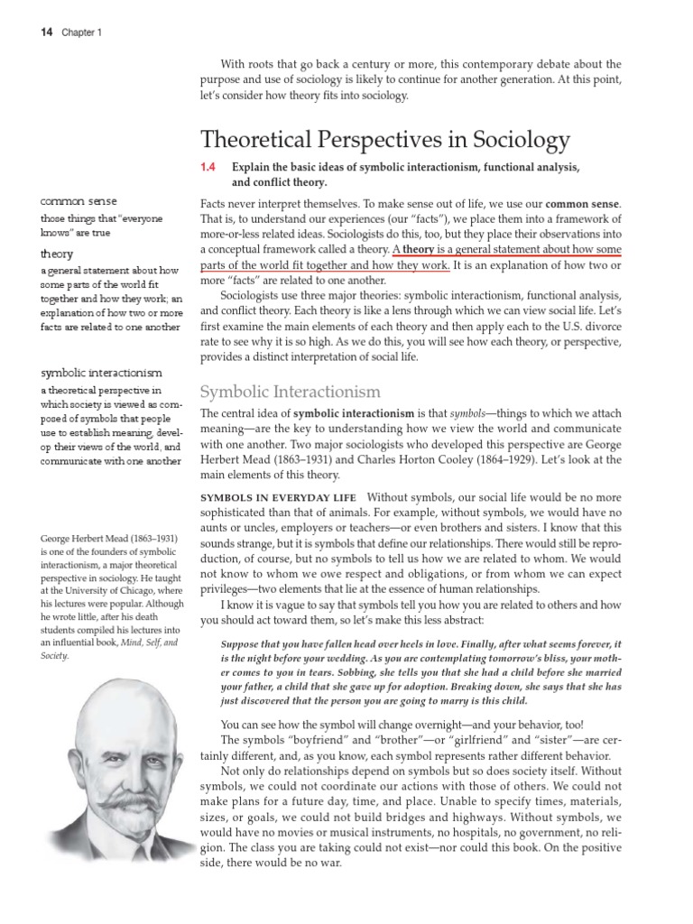 Summary of Theoretical Perspective | PDF | Sociology | Theory