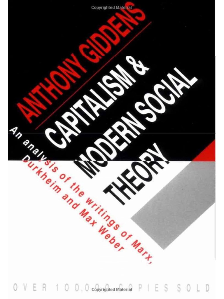 Capitalism and Modern Social Theory - An Analysis of The Writings of ... Capitalism and Modern Social Theory - An Analysis of The Writings of ...