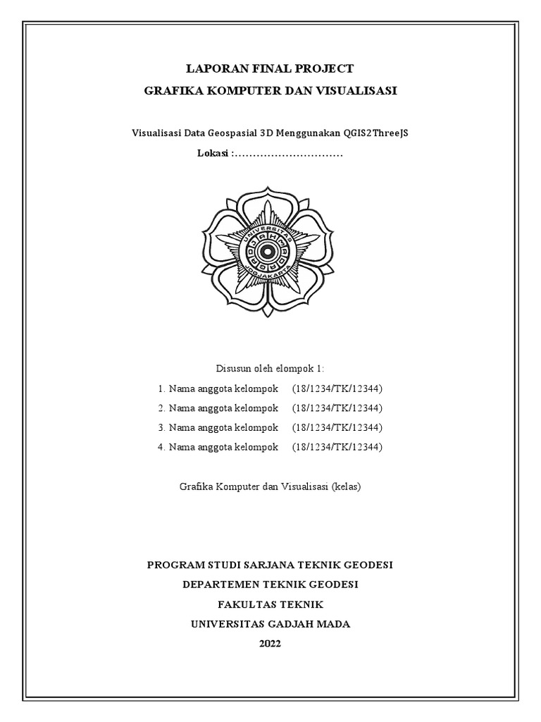 Format Laporan Final Project | PDF