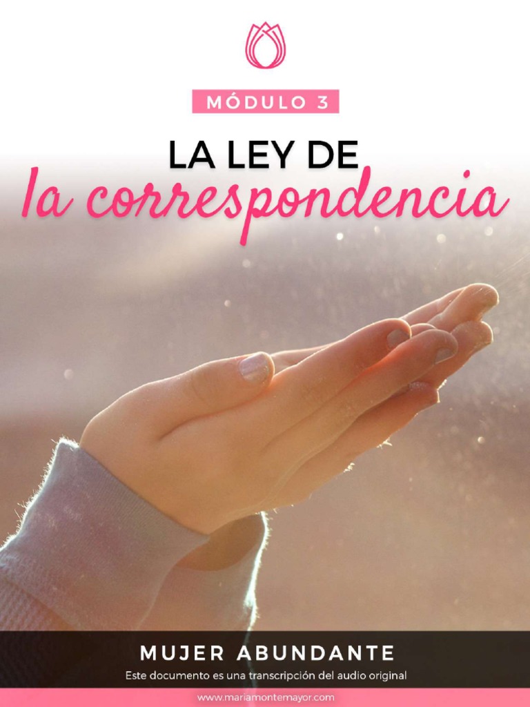 La Ley De La Correspondencia Pdf Aprendizaje Experiencia