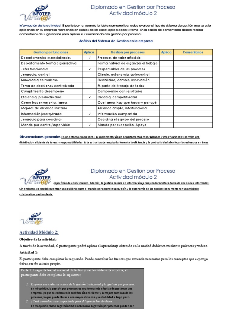 Análisis Del Sistema De Gestion En La Empresa Pdf
