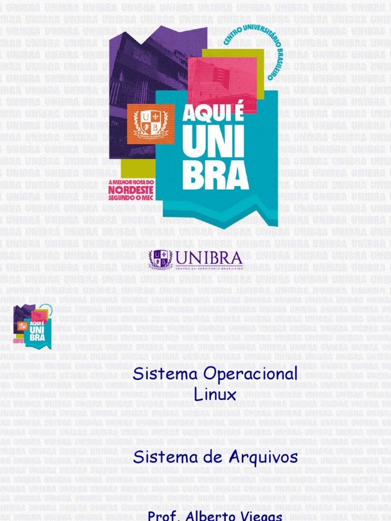 Aula 11 - SO Linux - Sistemas de Arquivos | PDF | Sistema de arquivo | Arquitetura de computadores