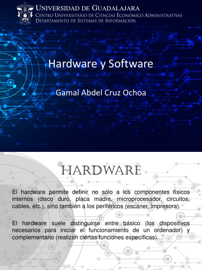 Hardware y Software | PDF | Hardware de la computadora | Periférico