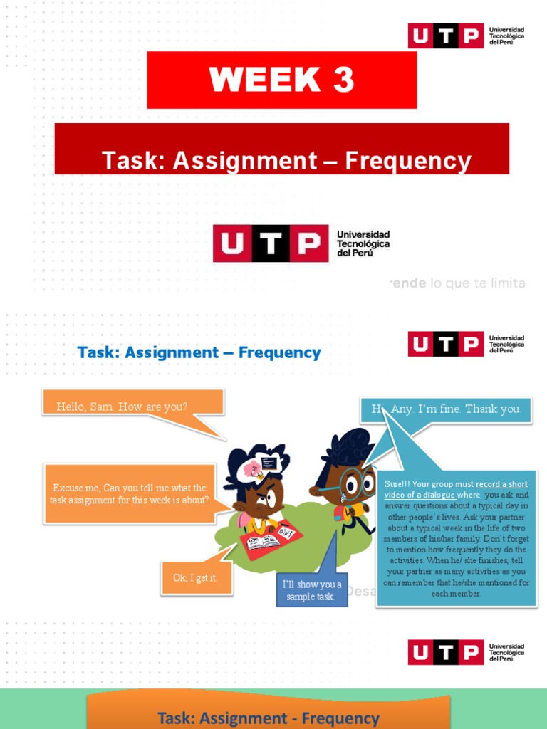 TASK-Week 3 - Frequency (2023) | PDF | Dinner | Lunch