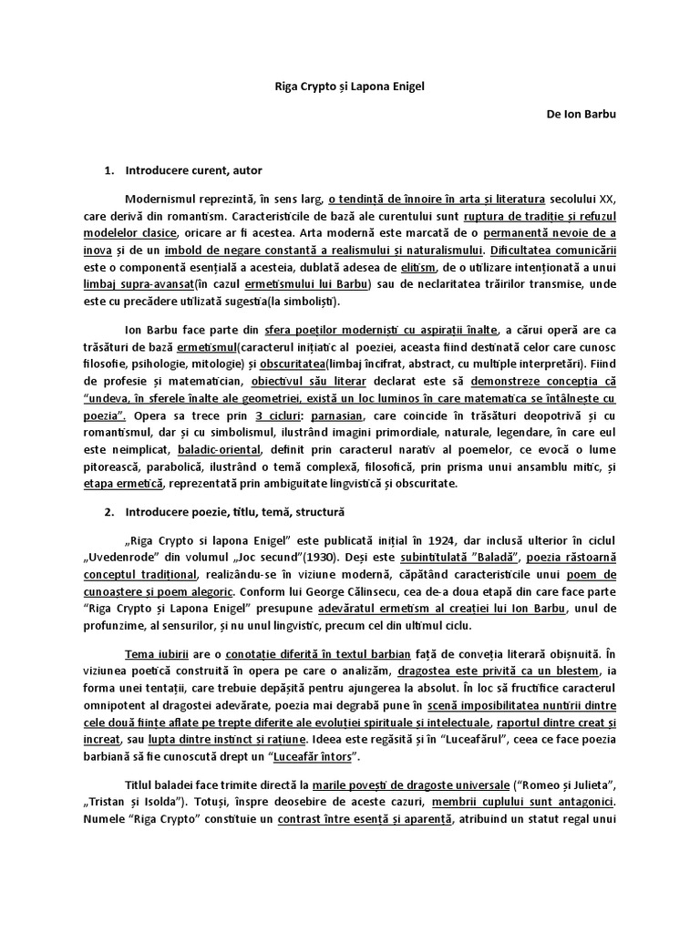 Riga Crypto Si Lapona Enigel | PDF