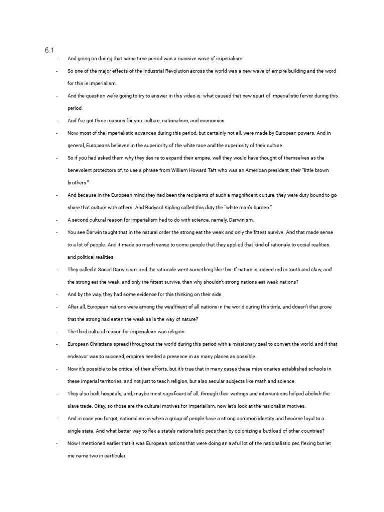 Unit 6 AP World | PDF | Slavery | Imperialism