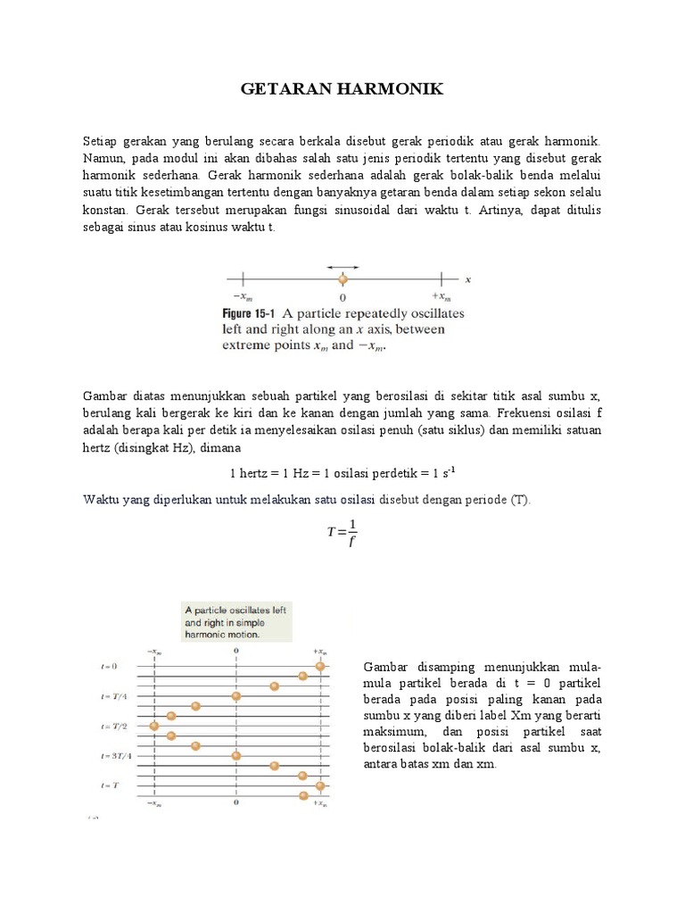 Getaran Harmonik - Kel 4 | PDF