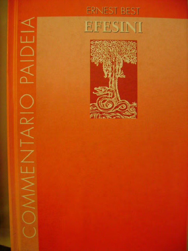 Best, E. - Efesini (Commentario Paidea) | PDF