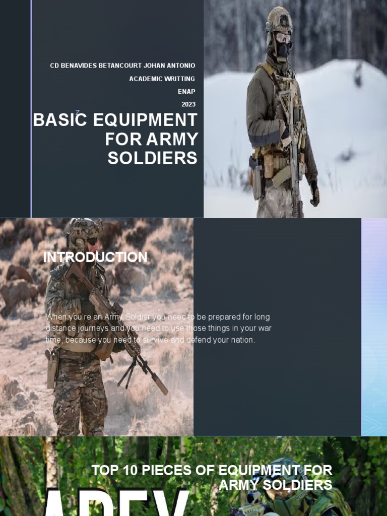 Top 10 Essential Army Gear Items | PDF | Travel | Foreign Language Studies