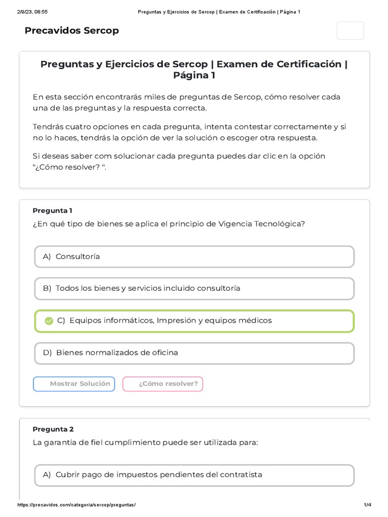 Preguntas Nuevas Sercop 2023 | PDF | Subasta | Presupuesto