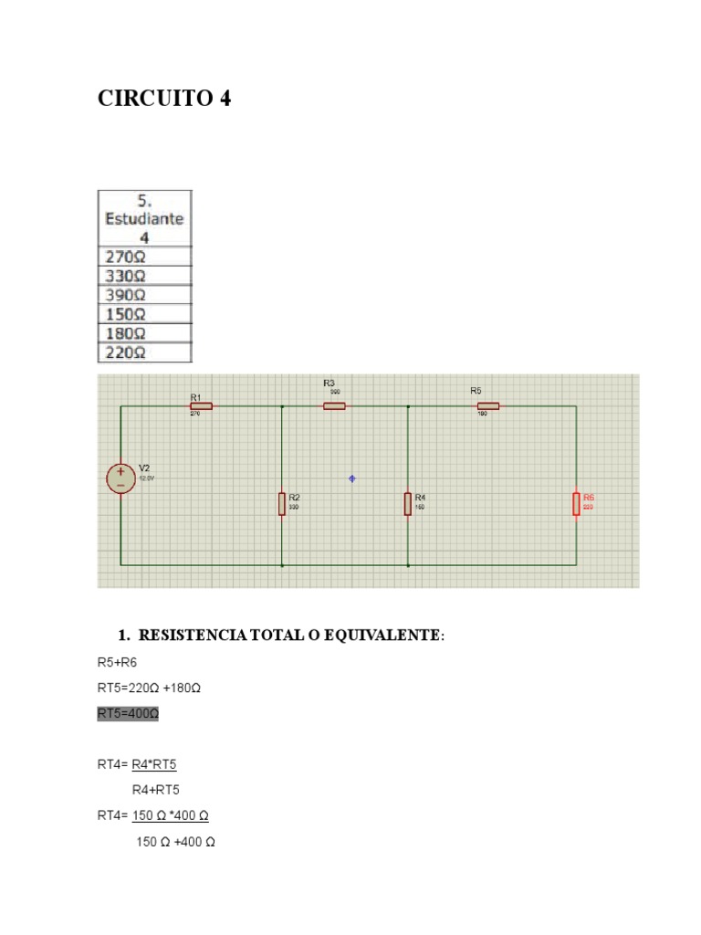 Circuito 4 | PDF