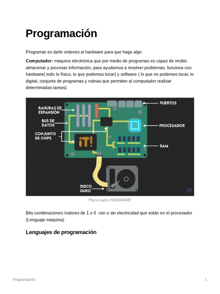 Programación | Descargar gratis PDF | Lenguaje de programación | Programa de computadora