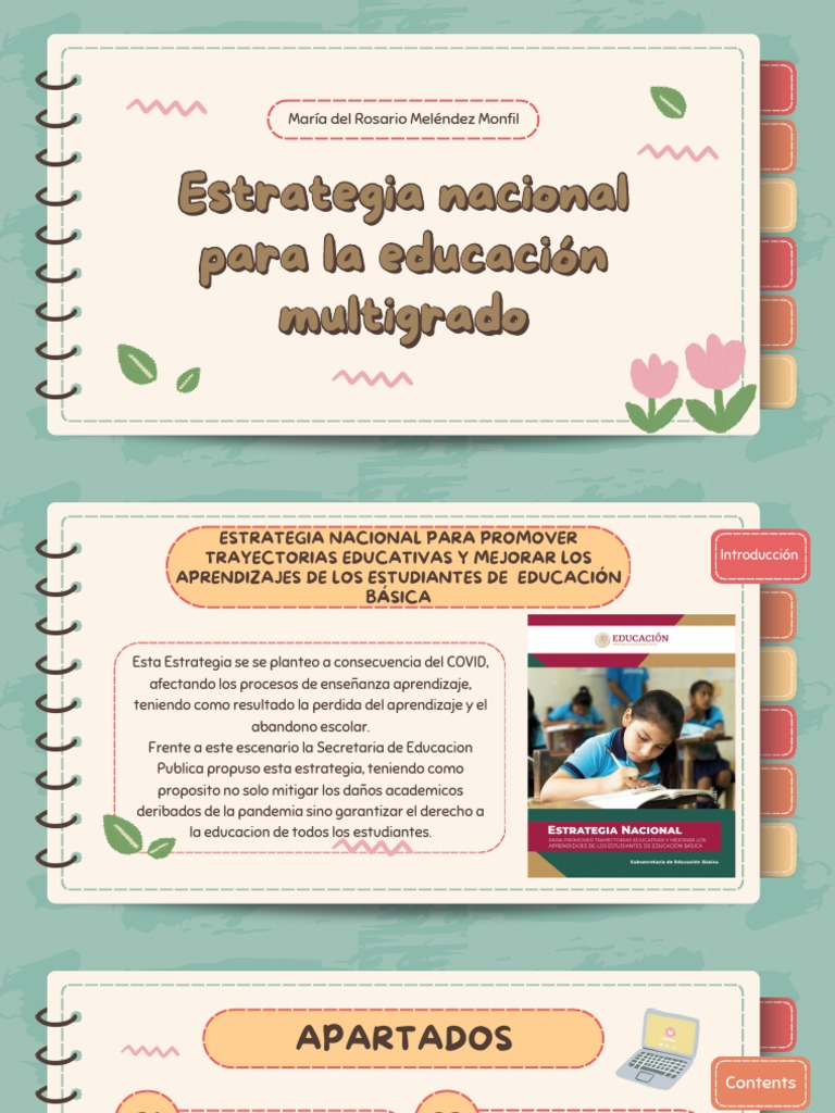 Estrategia Nacional para La Educación Multigrado | PDF