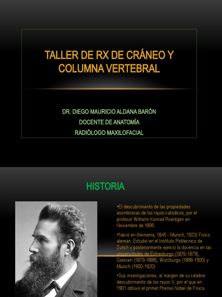 RX Cráneo y Columna Vertebral | PDF