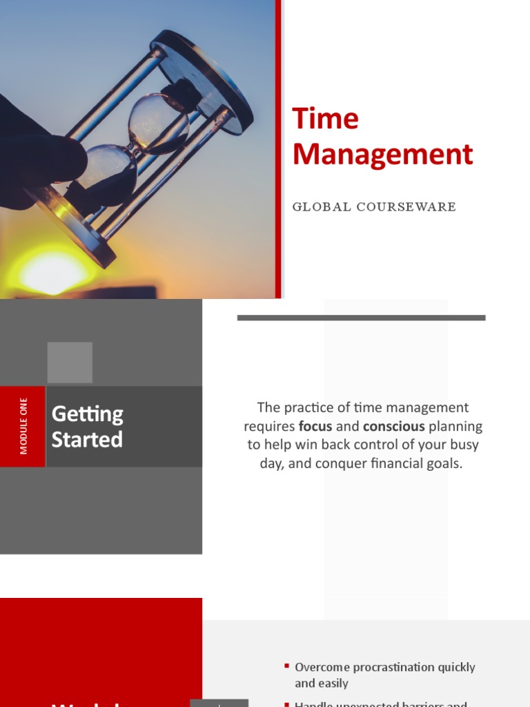 Time Management PowerPoint | PDF | Procrastination | Professional Skills