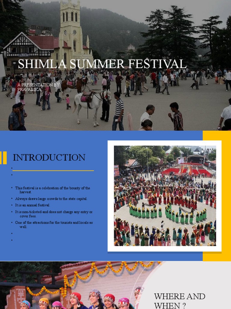Shimla Summer Festival | PDF